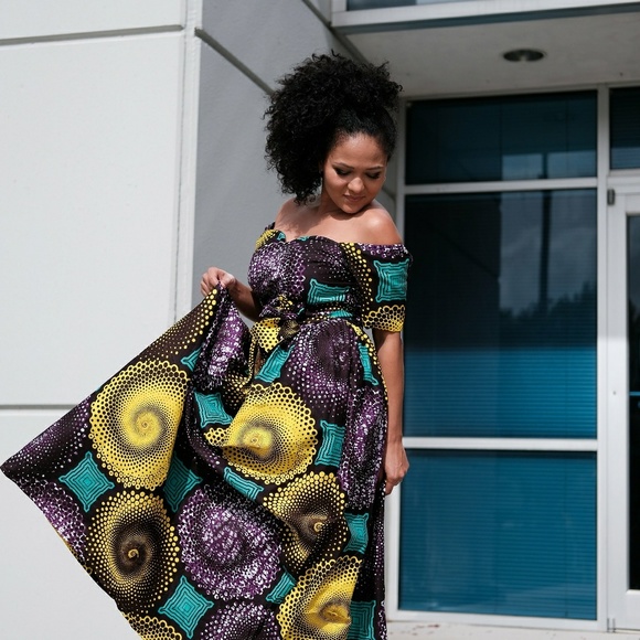 veroex | Dresses | African Ankara Women Full Length Maxi Dress | Poshmark
